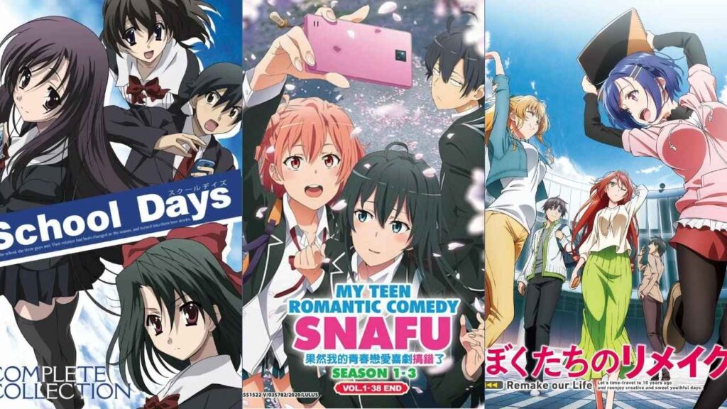 25 Best Anime with Love Triangle/Polygon Romance: Love Gets Complicated